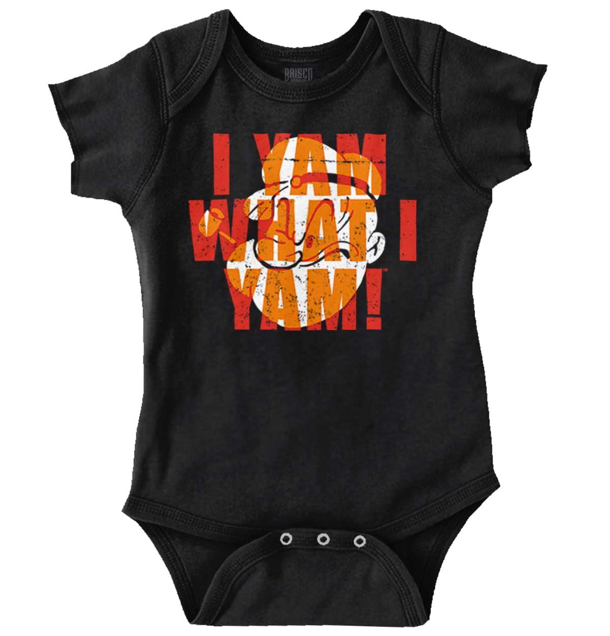 Popeye Catchphrase What I Yam Romper Boys or Girls Infant Baby Brisco ...