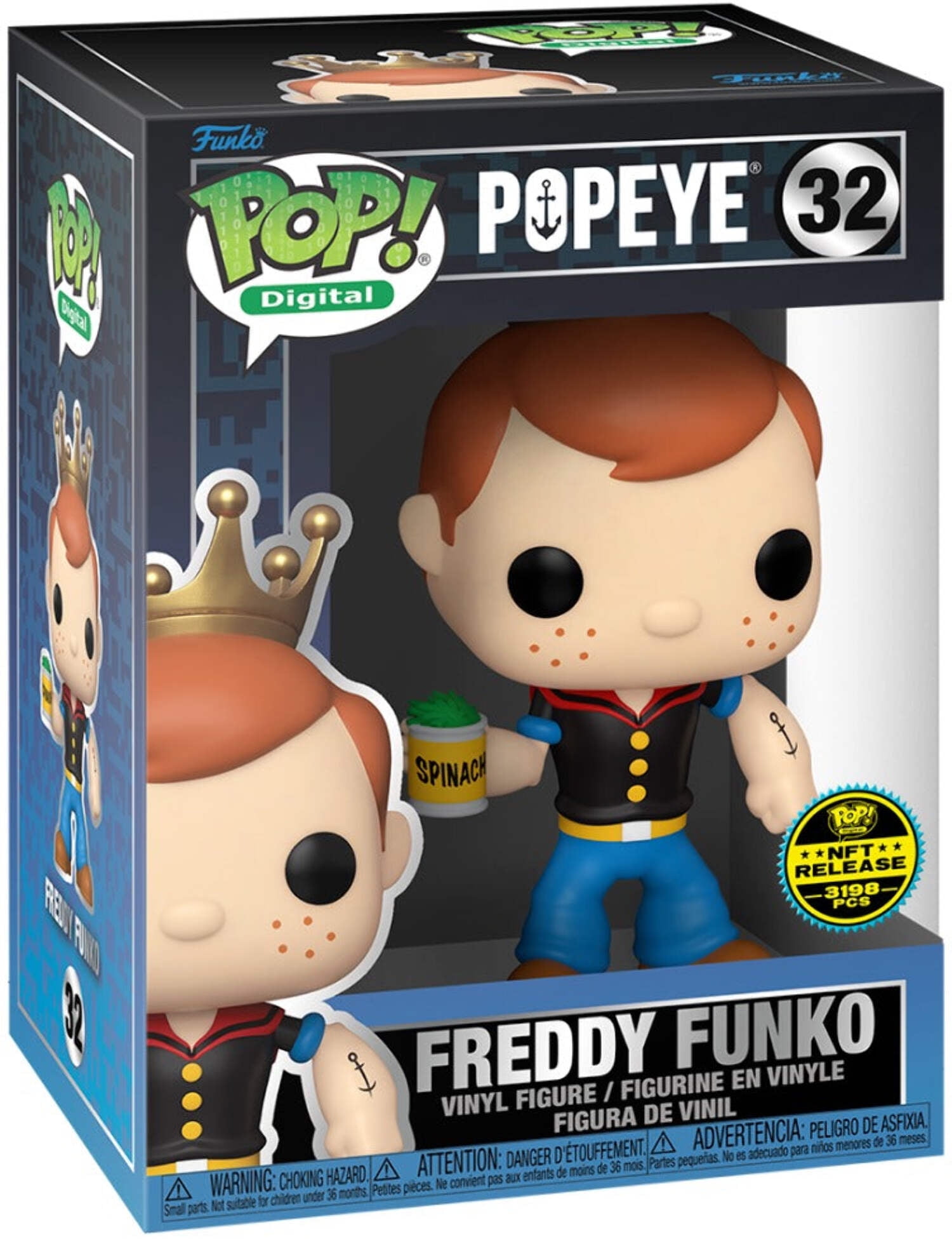Popeye: Freddy Funko (Royalty 3198) - Walmart.com