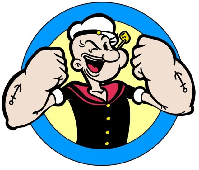 Popeye Ok Sticker Hard Hat Sticker Laptop Sticker Windowphone Decal ...