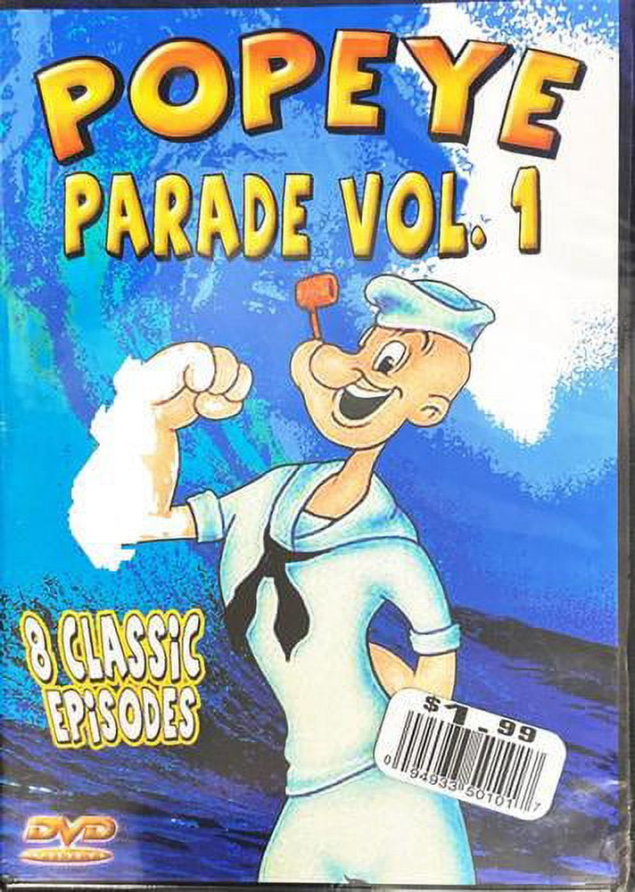 Popeye Parade Vol. 1: 8 Classic Episodes - Walmart.com
