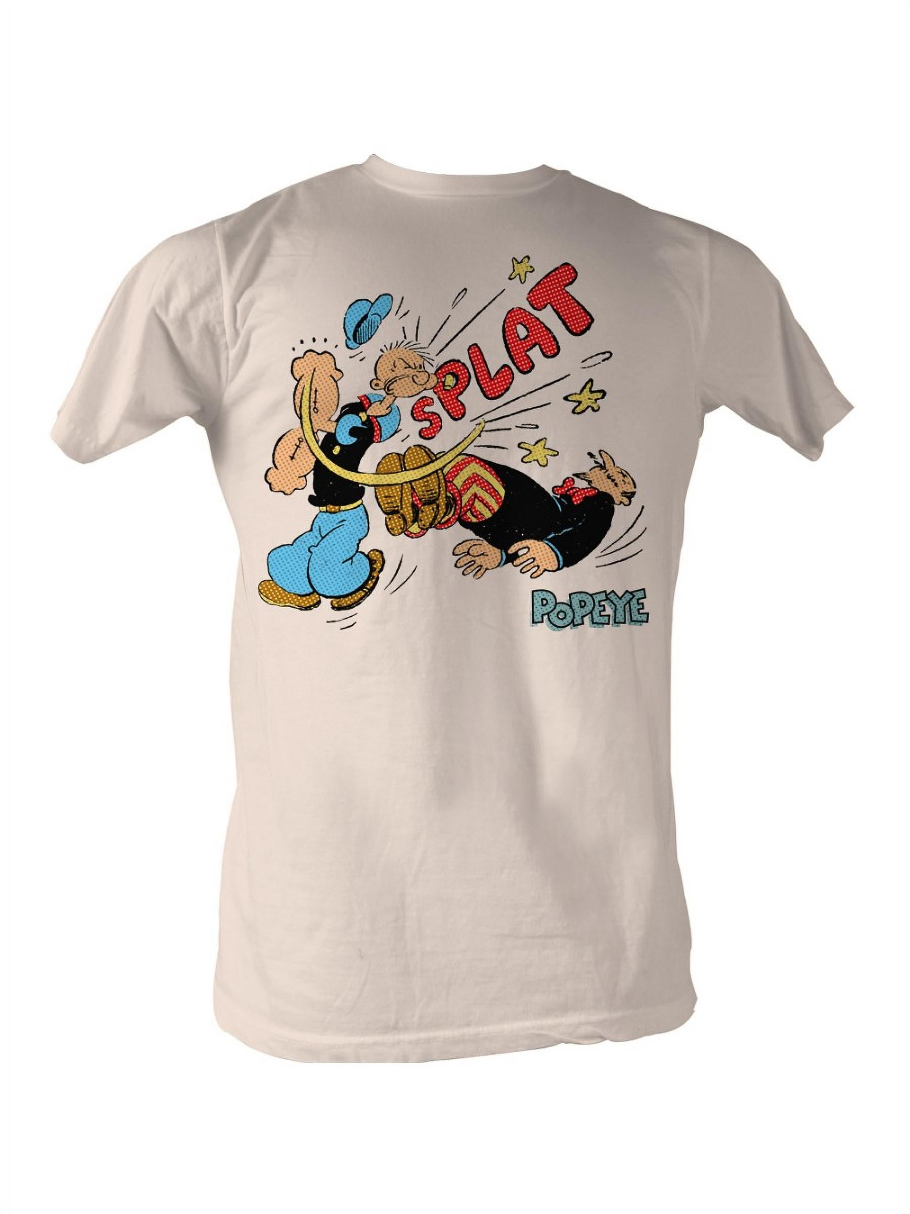 Popeye Sailor Punch Adult T-Shirt Tee - Walmart.com