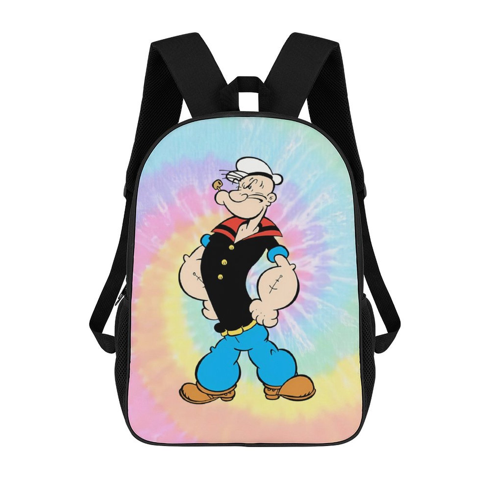 Popeye The Sailor Backpack, 17 Inch Large Capacity Laptop Backpack ...