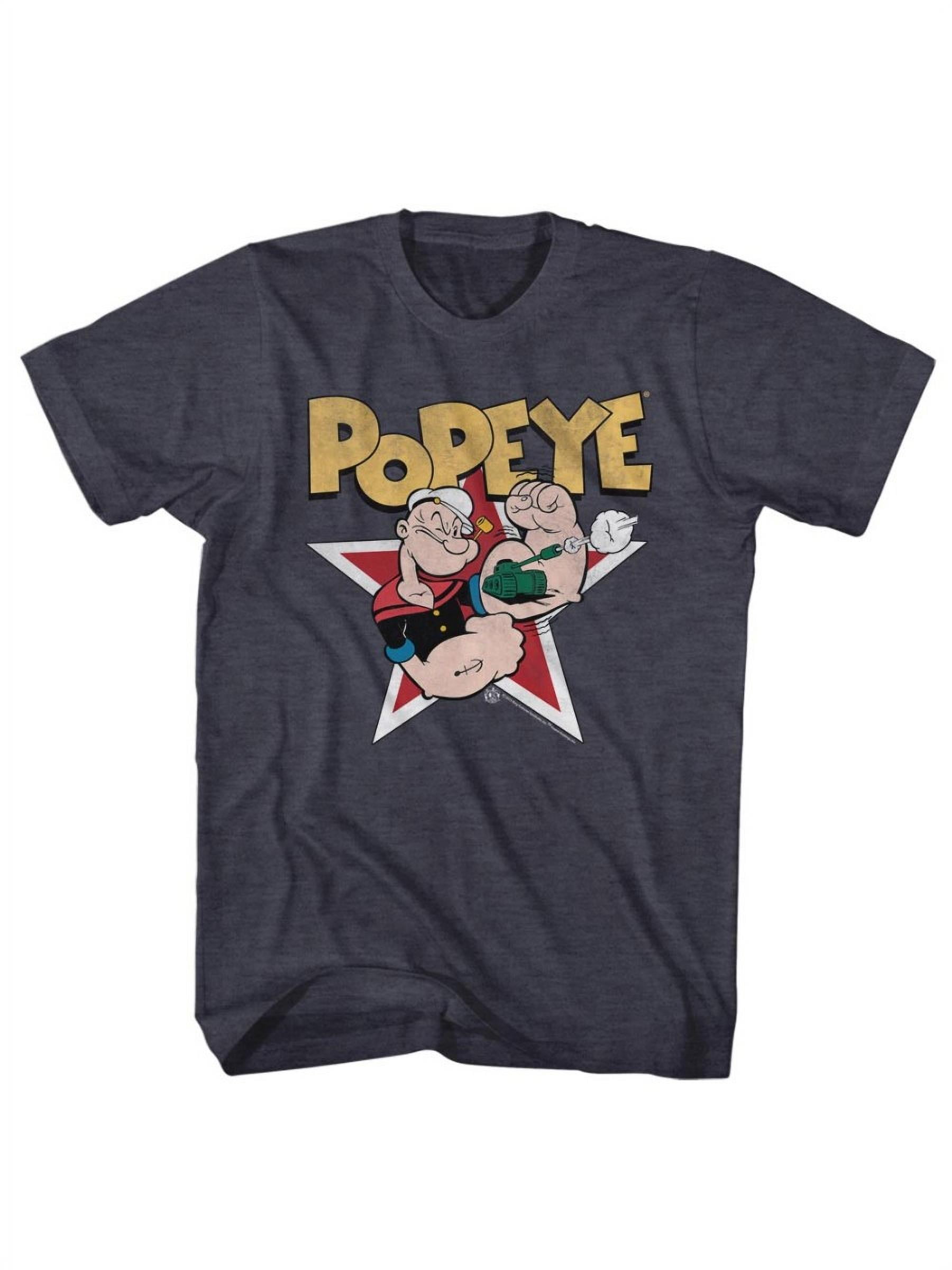 Popeye The Sailor Man Cartoon Animated TV Show Tank Adult T-Shirt Tee ...