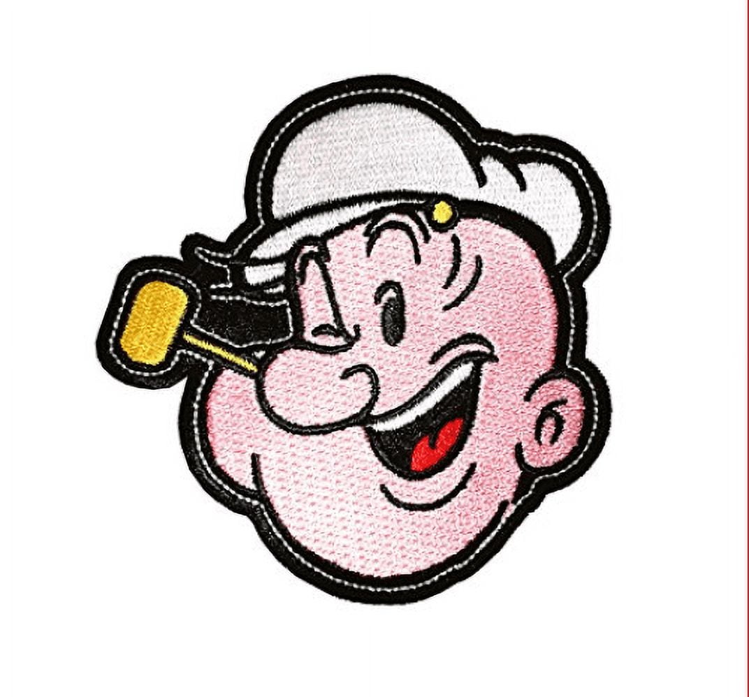Popeye The Sailor Man Head Iron-On Patch - Walmart.com