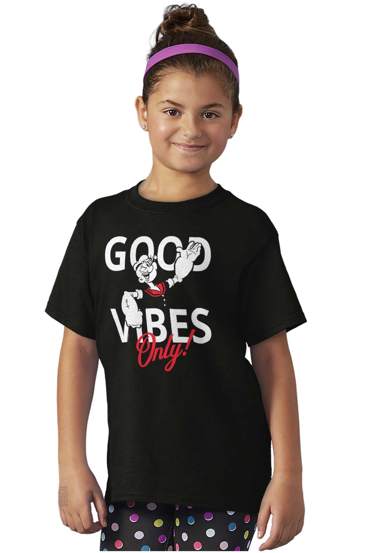 Popeye The Sailor Man Positive Quote Crewneck T Shirts Boy Girl Teen ...