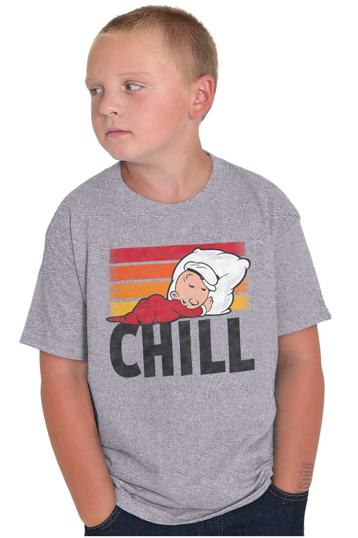 Popeye The Sailor Man Sleeping Chill Crewneck T Shirts Boy Girl Teen ...