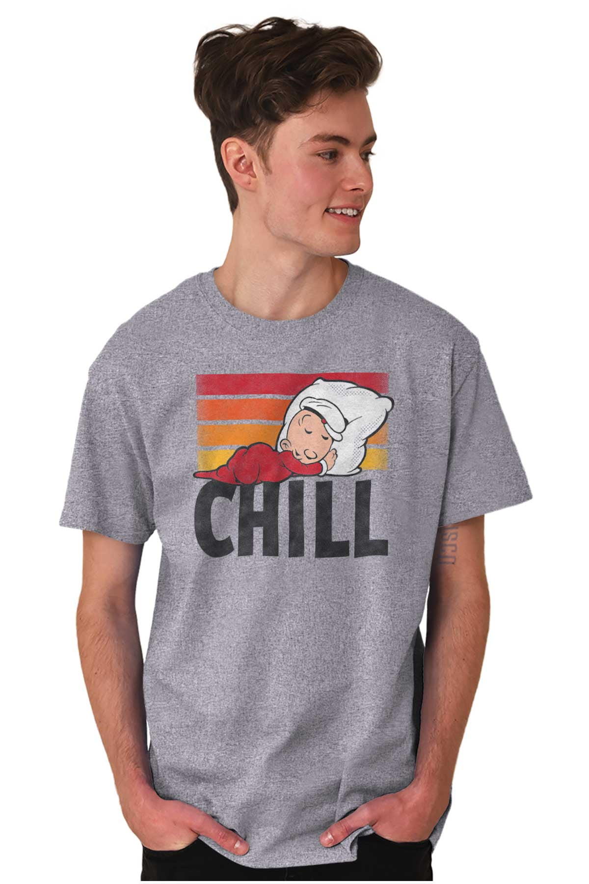 Popeye The Sailor Man Sleeping Chill Men's Graphic T Shirt Tees Brisco ...