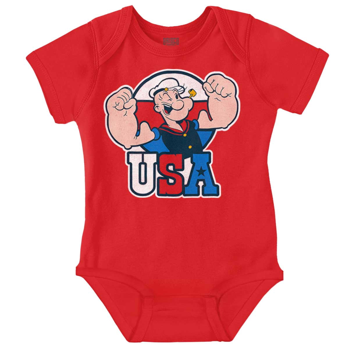 Popeye The Sailor Man USA Muscle Romper Boys or Girls Infant Baby ...