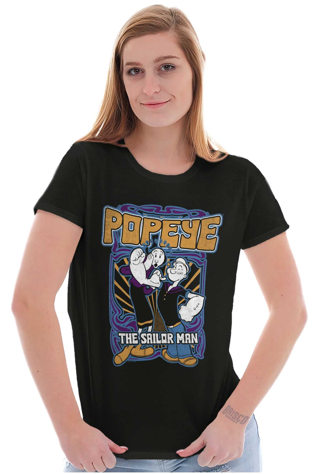 Popeye The Sailor Man and Olive Oyl Women's Plus Size Shirt Brisco ...