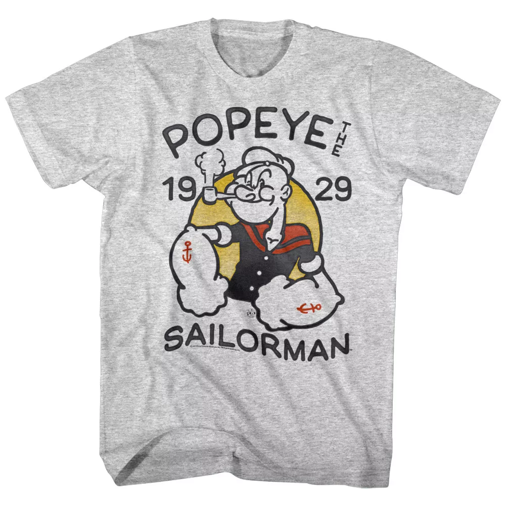 Popeye The Sailorman Anchor Tattoo 1929 T Shirt Vintage Cartoon Comic ...
