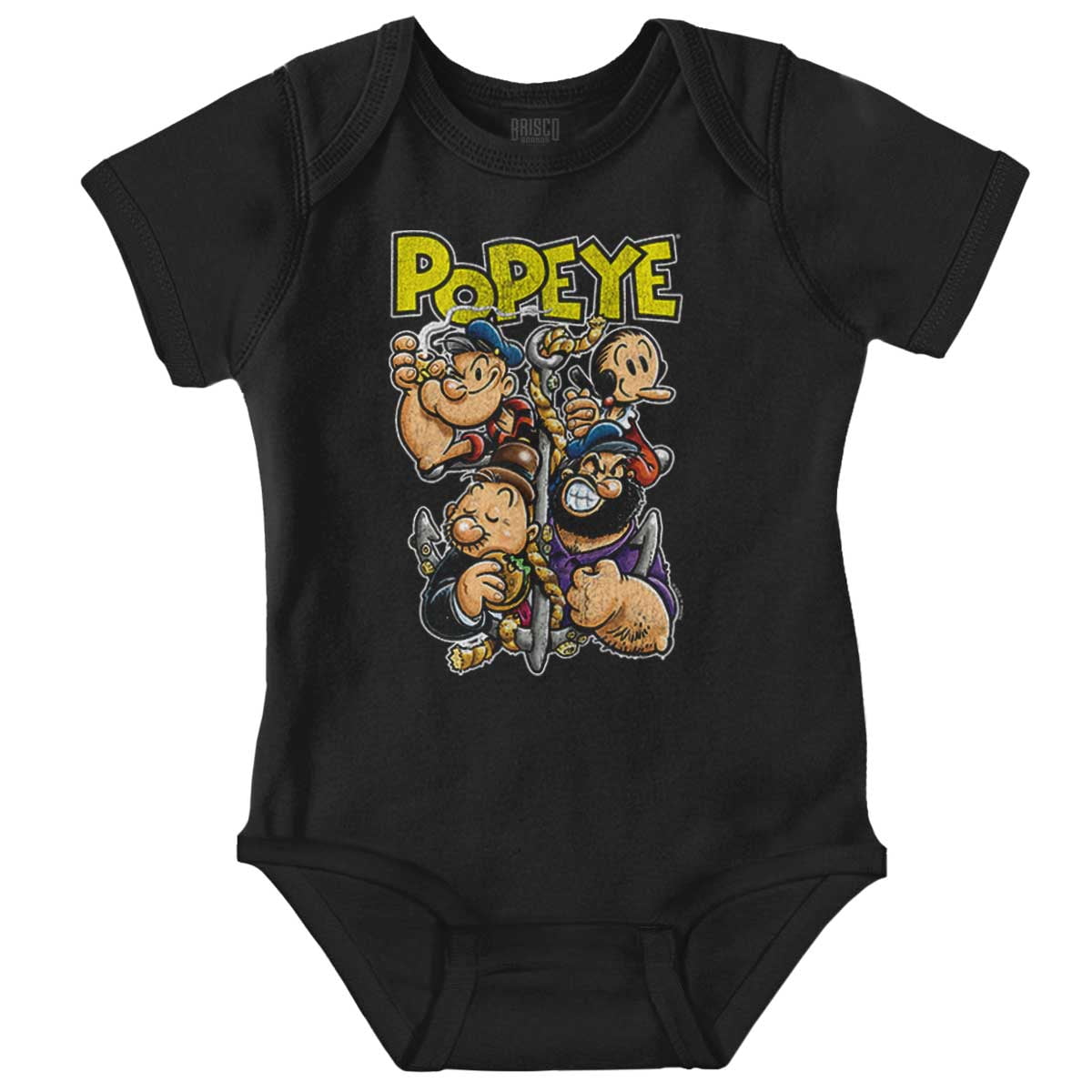 Popeye and Friends Anchor Cartoon Romper Boys or Girls Infant Baby ...