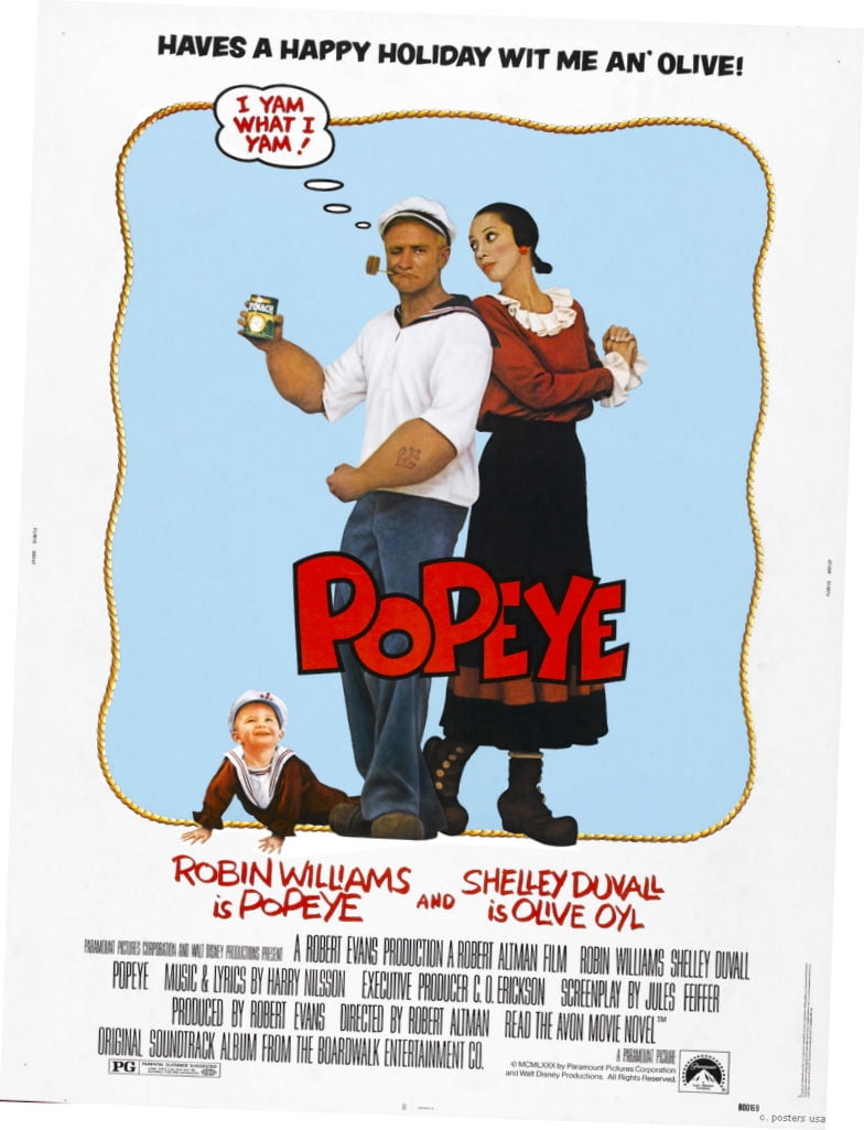 Popeye poster 12x16 Art Print on Metal Sign 12in x 16in Multi-Color ...