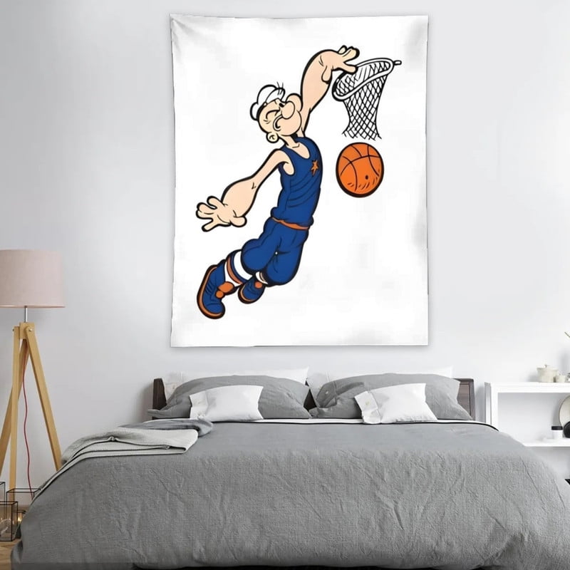 Popeye tapestry 40 x 60 inches with vivid colors realistic details easy ...