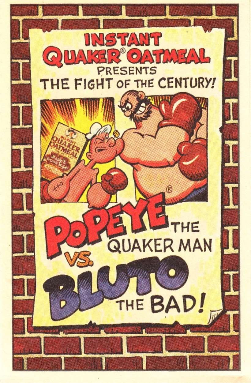 Popeye the Quaker Man vs. Bluto the Bad! #1 VF ; King Comic Book ...