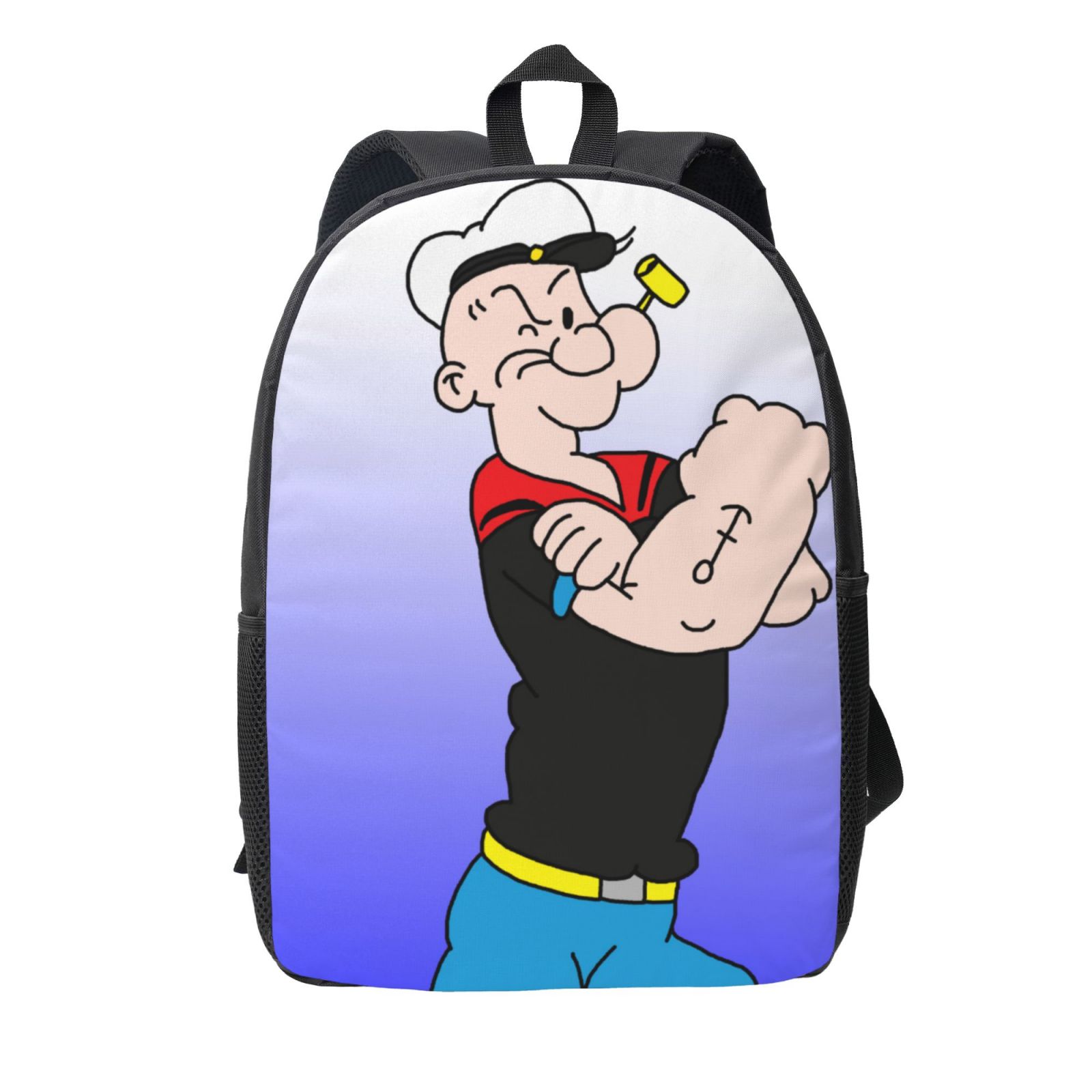 Popeye the Sailor Backpack, Large Capacity Laptop Backpack, 17-Inch ...