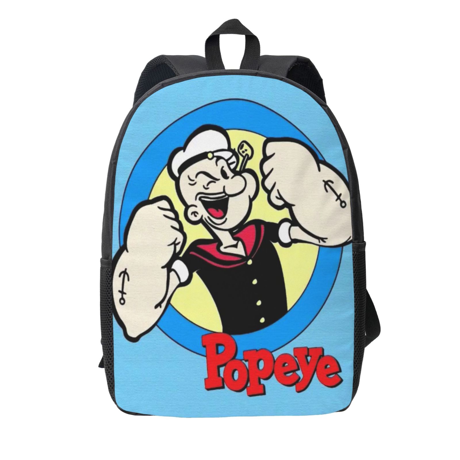 Popeye the Sailor Backpack, Large Capacity Laptop Backpack, 17-Inch ...