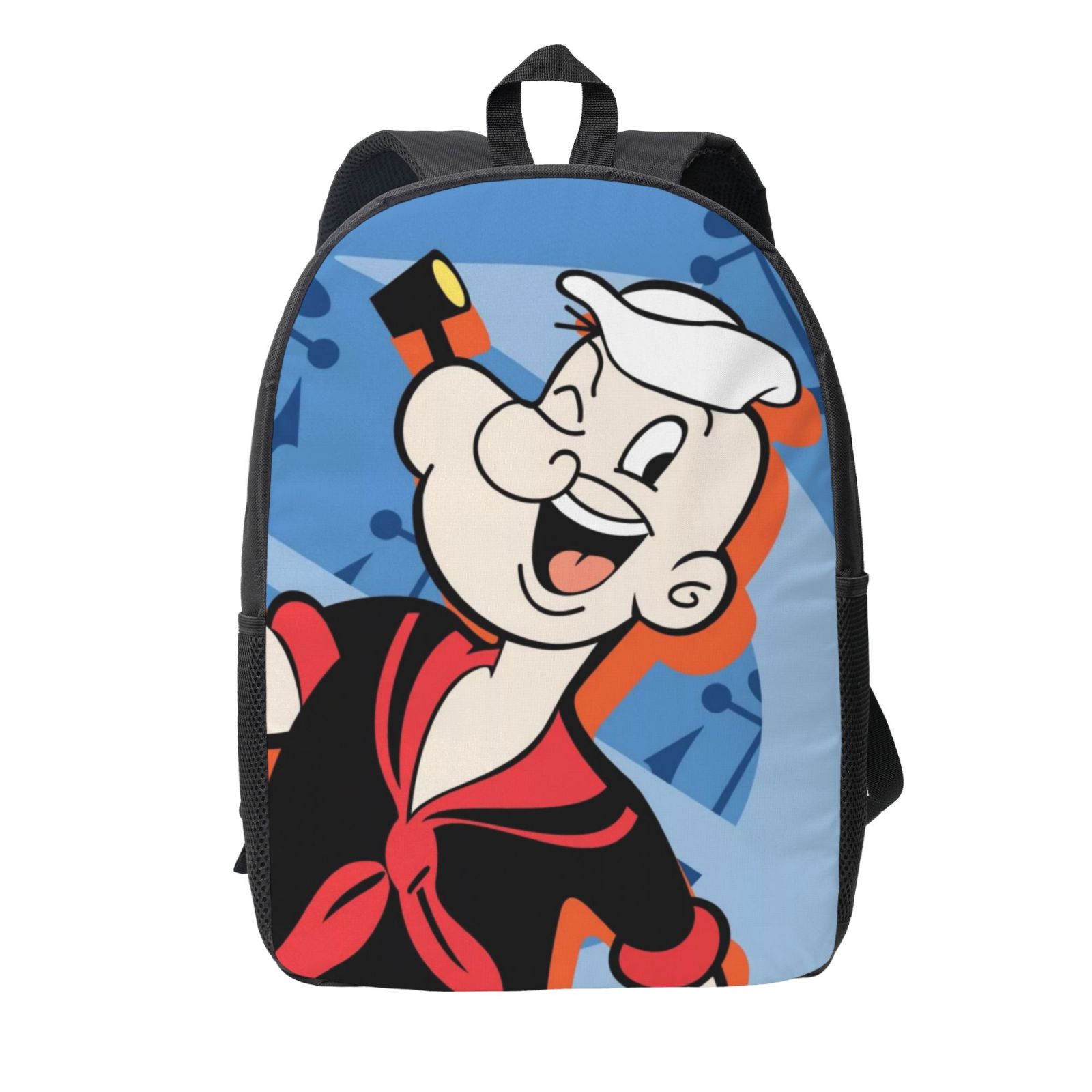 Popeye the Sailor Backpack, Large Capacity Laptop Backpack, 17-Inch ...