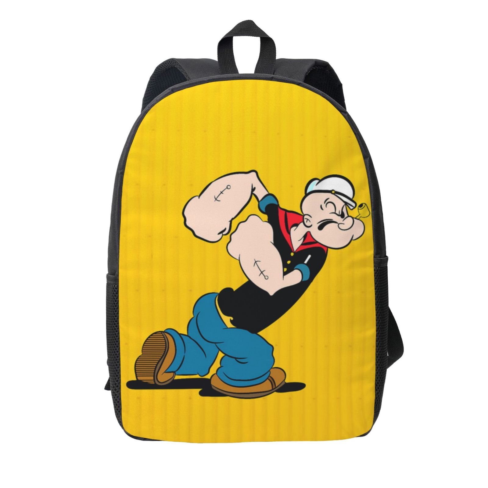Popeye the Sailor Backpack, Large Capacity Laptop Backpack, 17-Inch ...