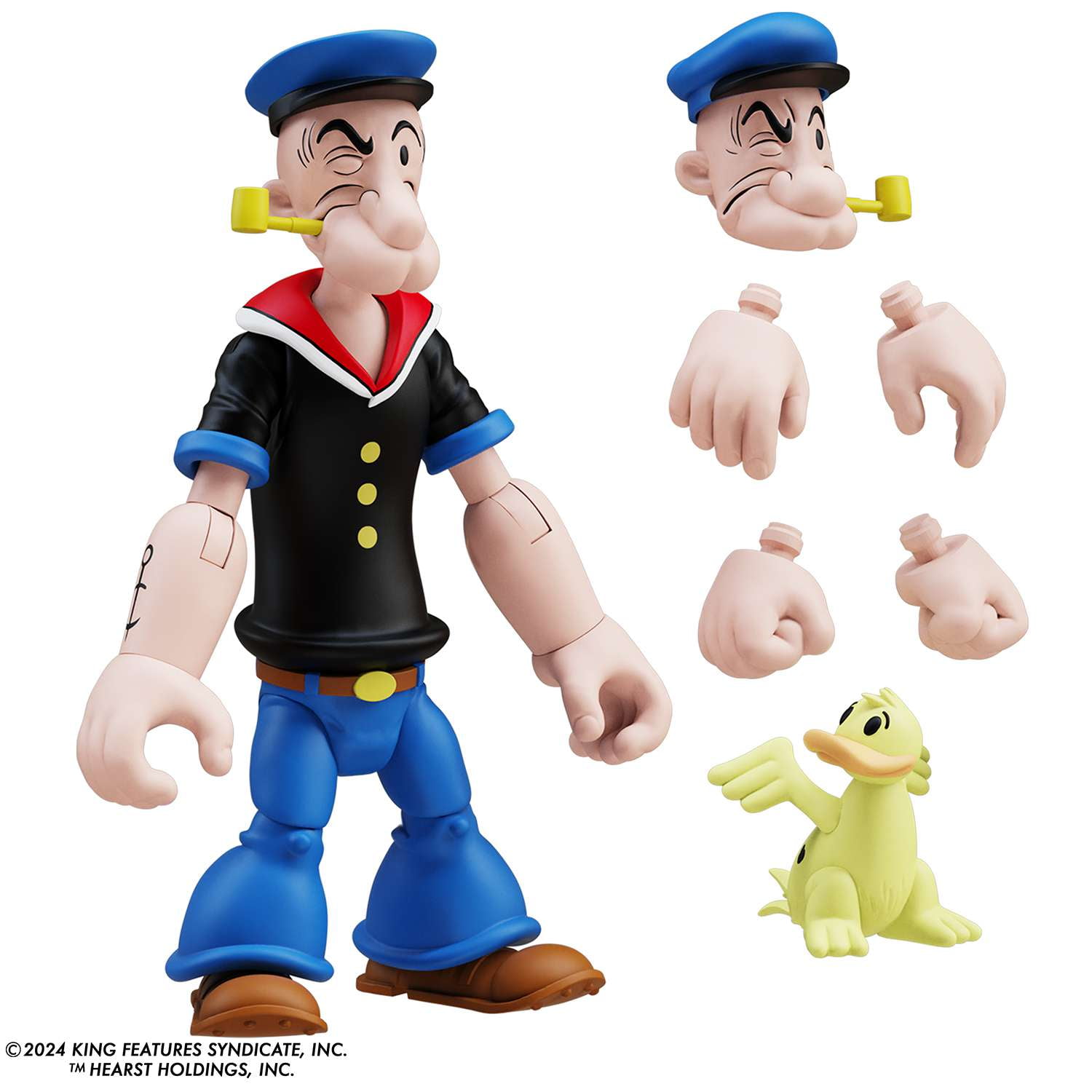 Popeye the Sailor Man Classics Wave 3 Popeye Action Figure (1st ...