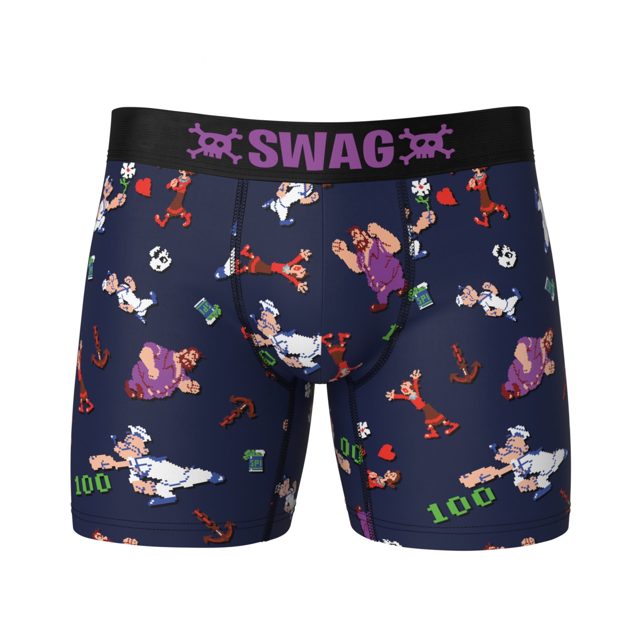 Popeye the Sailor Man Swag Boxer Briefs-Small (28-30) - Walmart.com
