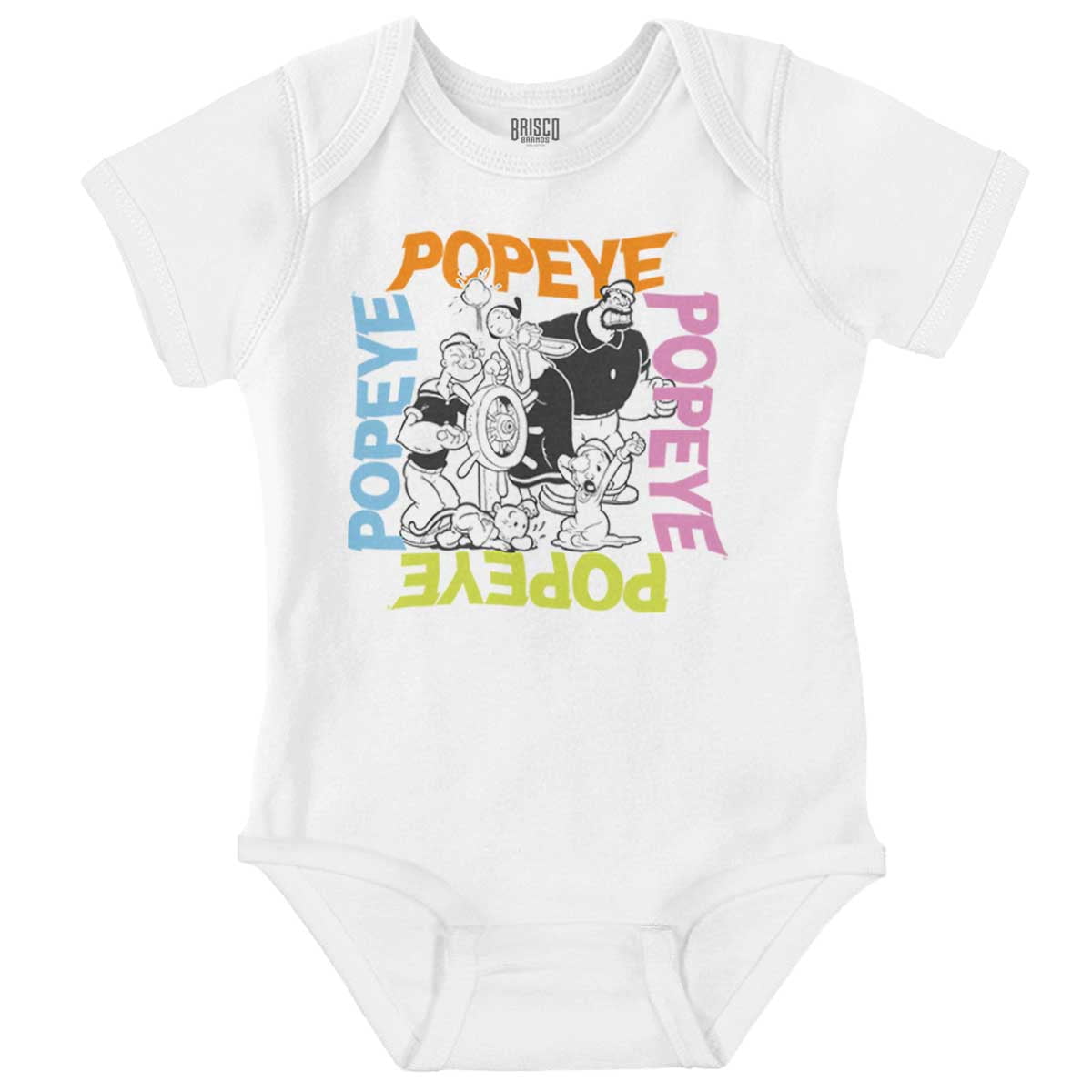 Popeye the Sailor Man with Friends Romper Boys or Girls Infant Baby ...