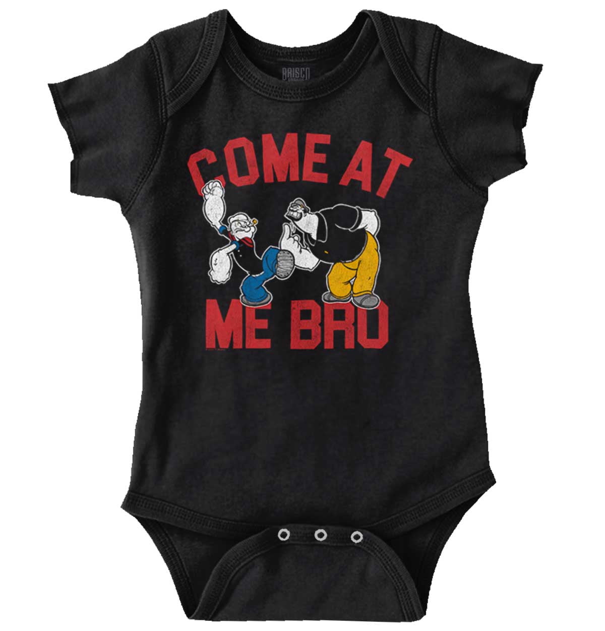 Brisco Brands Popeye vs Bluto 12M Romper, Unisex Baby Bodysuit Jumper ...