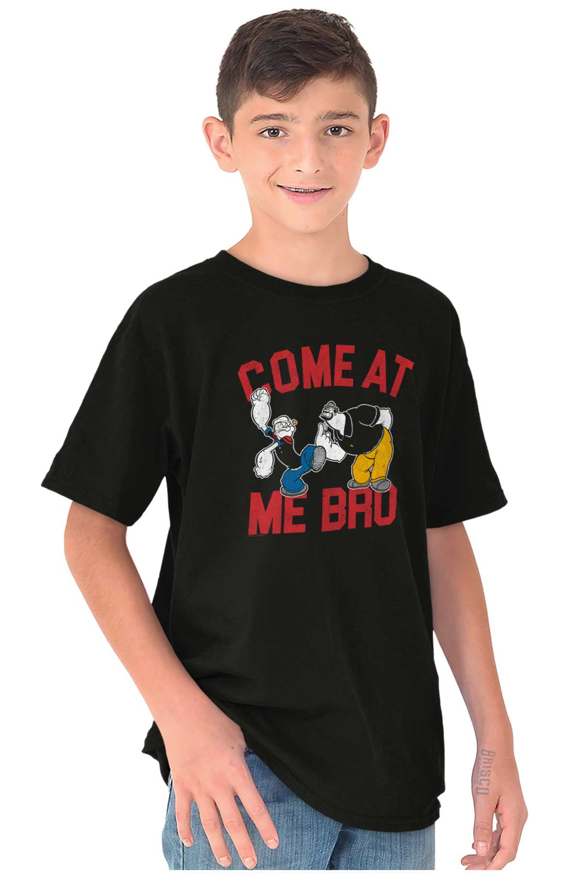 Popeye vs Bluto Come At Me Bro Meme Boys Kids T Shirt Tees Tops Teen ...