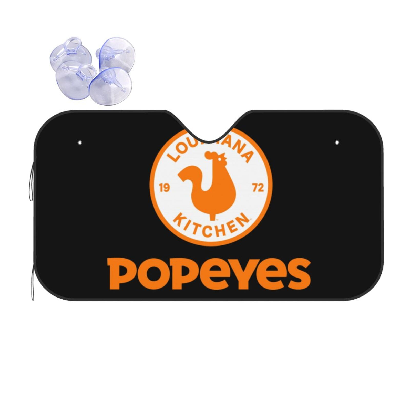 Popeyes Louisiana Kitchen Car Sun Shade Windshield Portable Sun Blocker ...