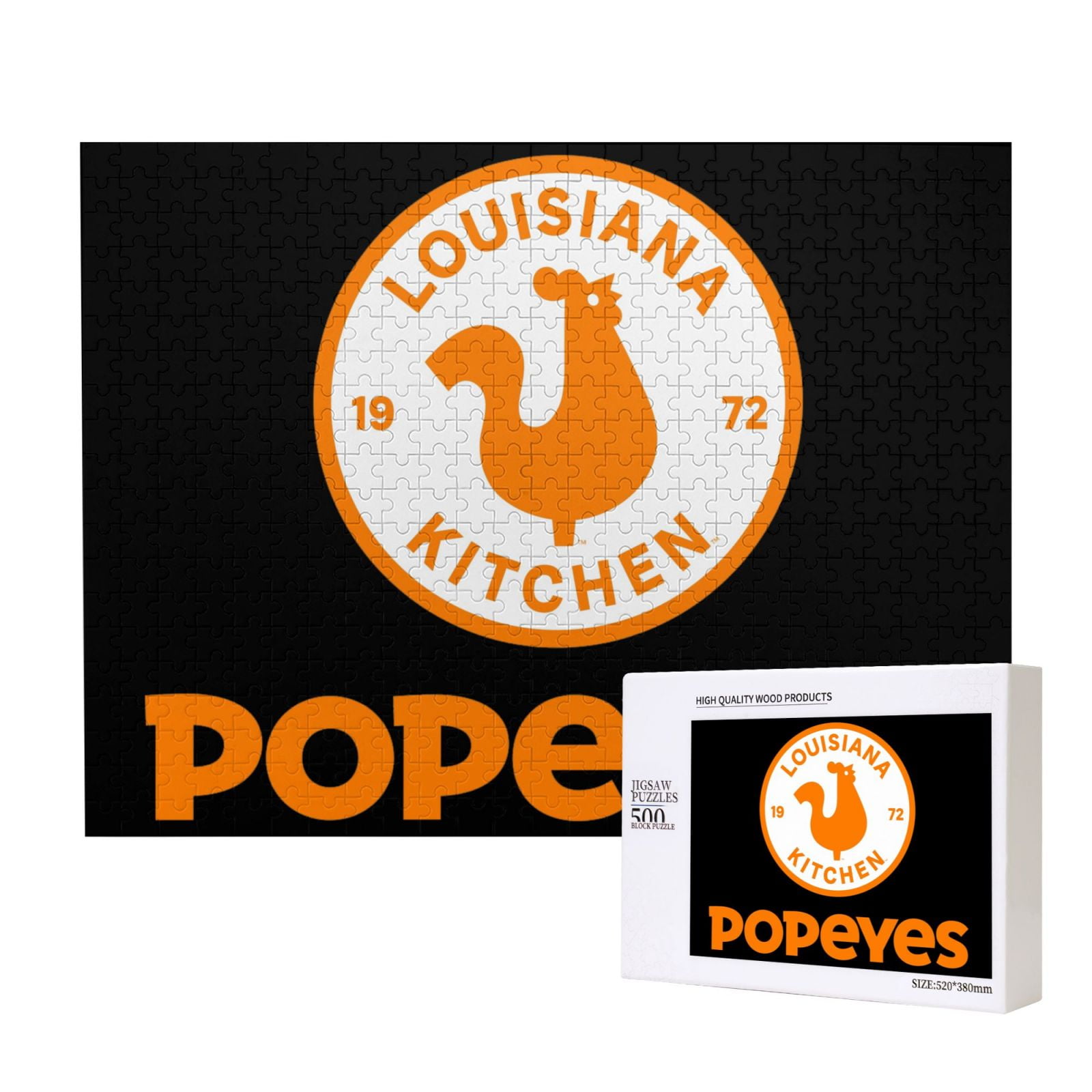 Popeyes Louisiana Kitchen Jigsaw Puzzle 500 Pieces for Adults Teens DIY ...