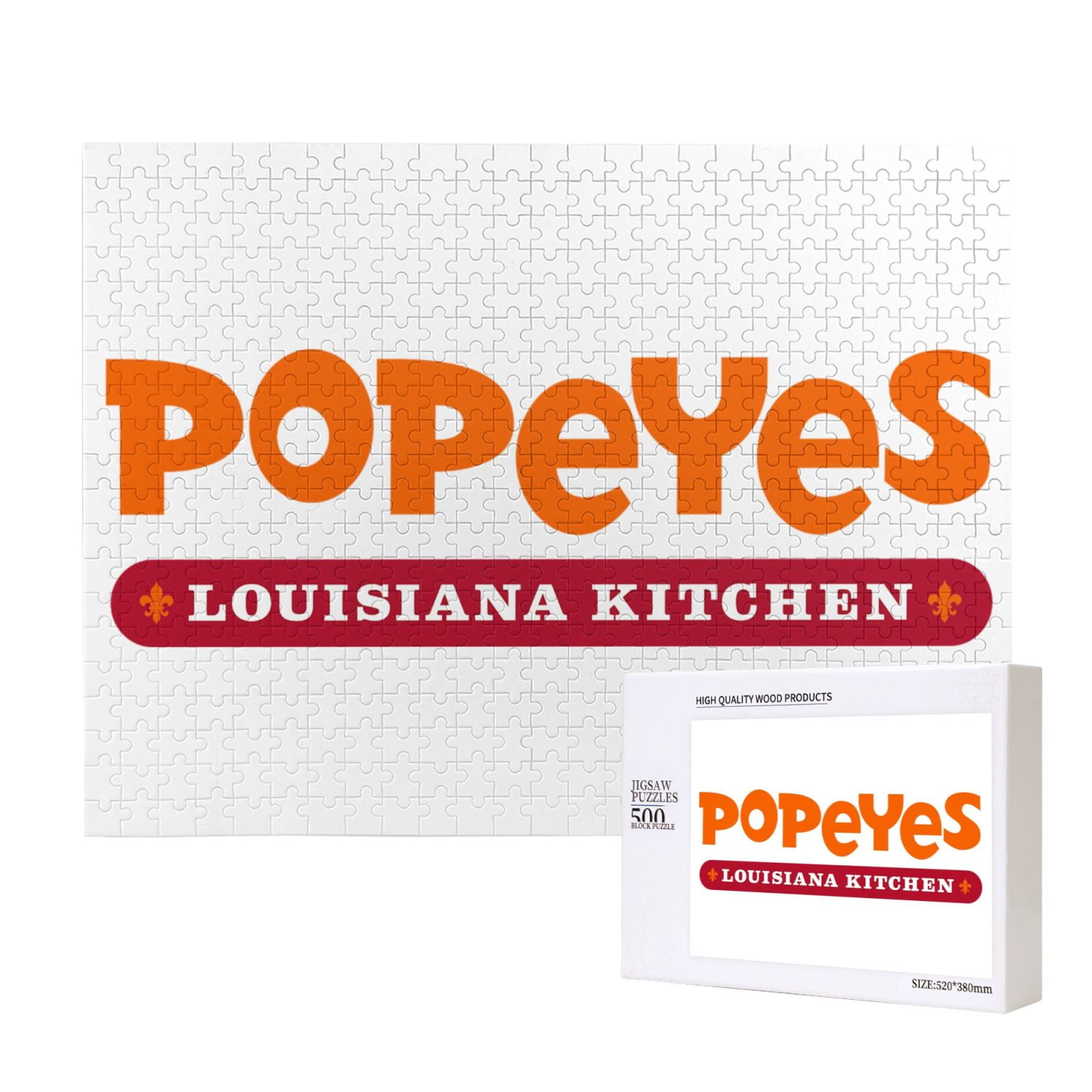 Popeyes Louisiana Kitchen Jigsaw Puzzle 500 Pieces for Adults Teens DIY ...