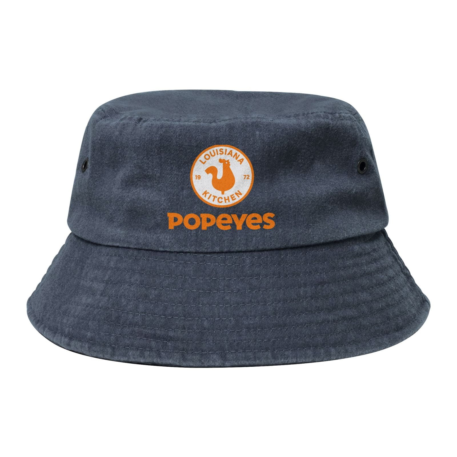 Popeyes Louisiana Kitchen Washed Denim Sun Hats for Men Women Bucket ...