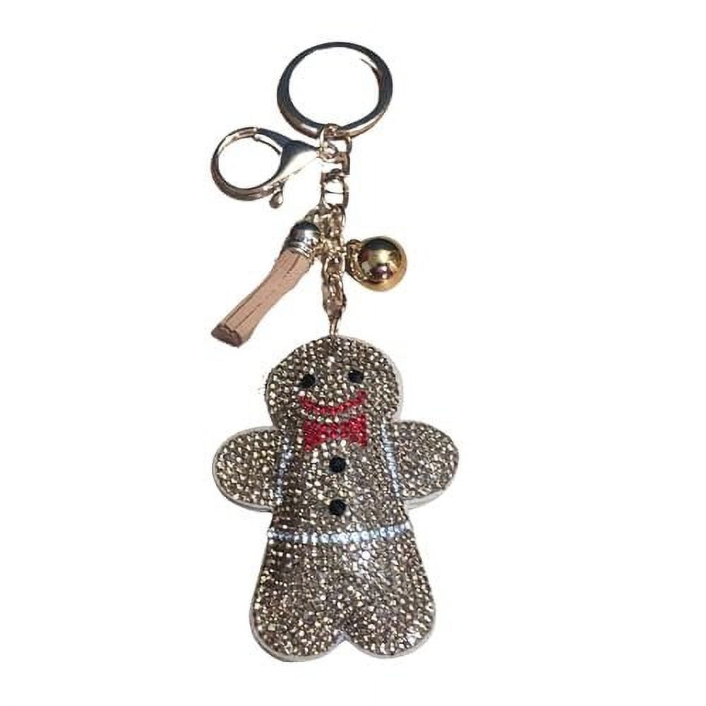 Popfizzy Bling Christmas Gingerbread Man Keychain, Christmas Gifts for ...