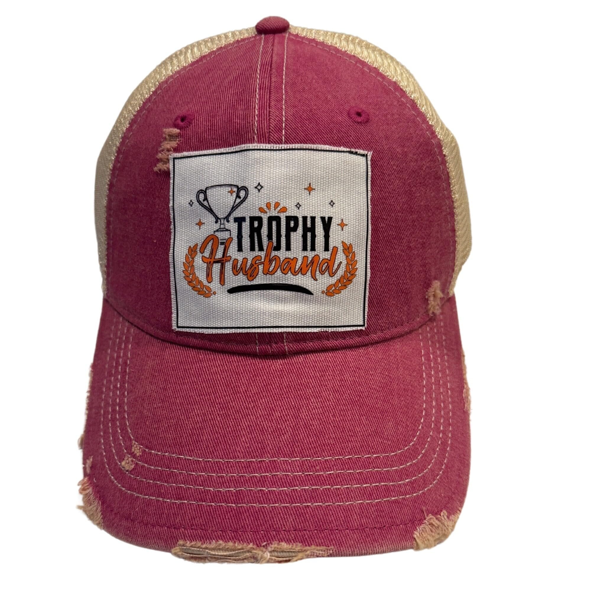 Popfizzy Funny Trophy Husband Hat for Men, Husband Baseball Hat, Bride ...