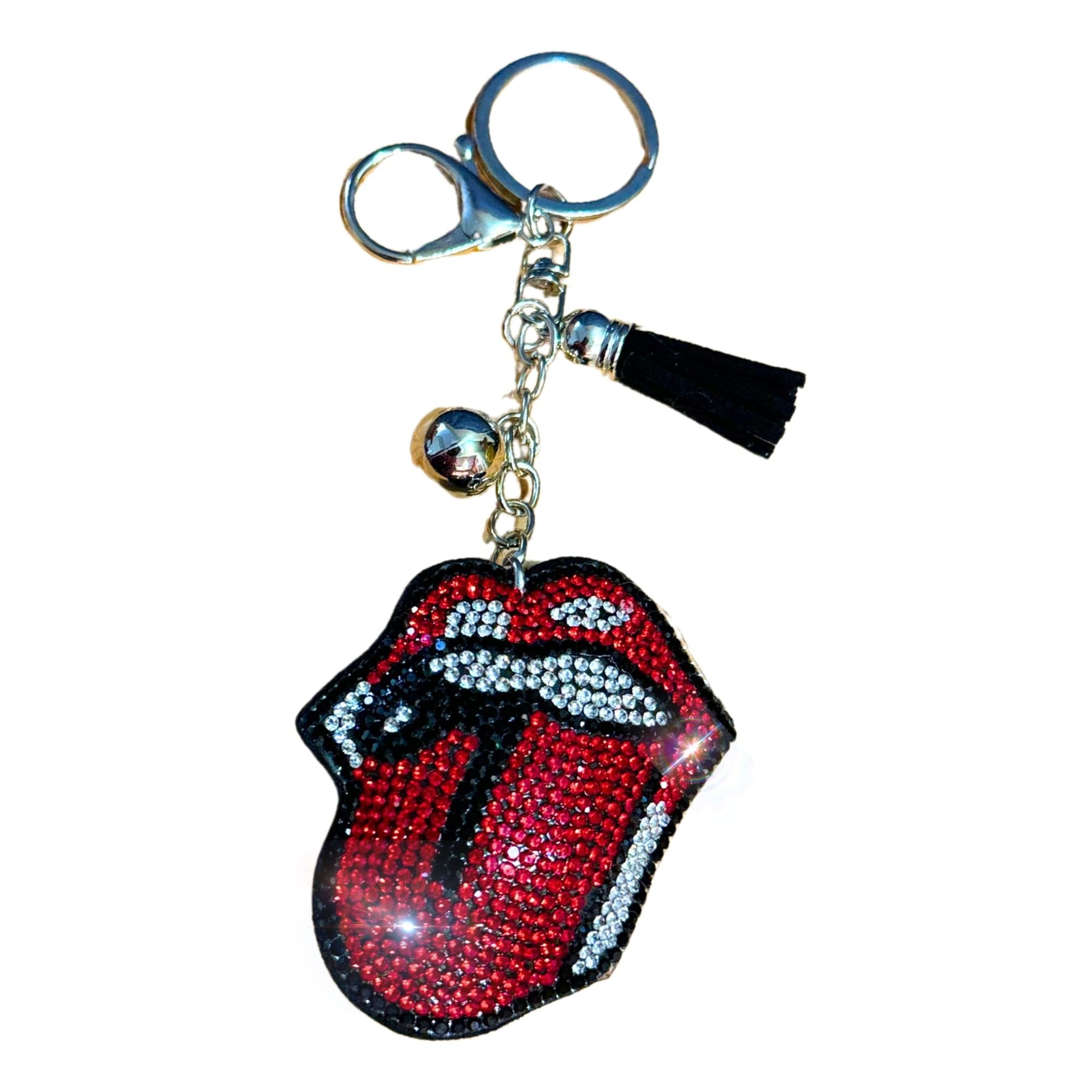 Popfizzy Red Tongue Keychain Accessories for Women and Girls, Backpack ...