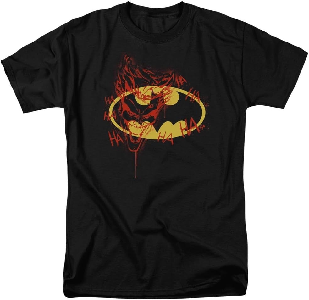 Popfunk Classic Batman Logo Joker Graffiti T Shirt - Walmart.com