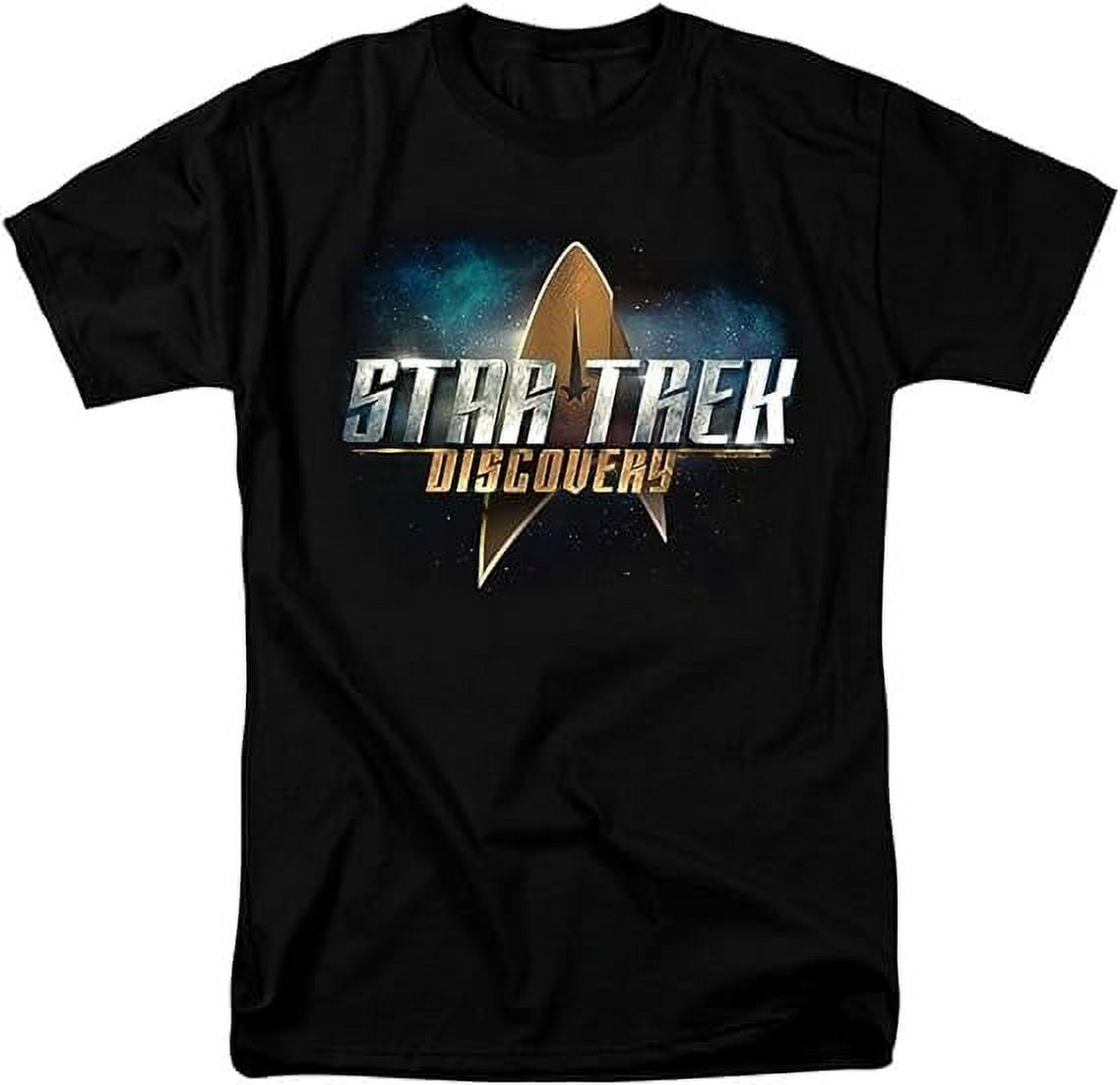 Popfunk Classic Star Trek Discovery Logo T Shirt & Stickers - Walmart.com