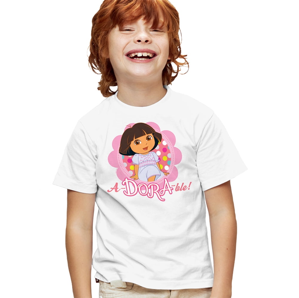 Popfunk Dora The Explorer A-Dora-Ble! Kids T Shirt for Youth Boys and ...