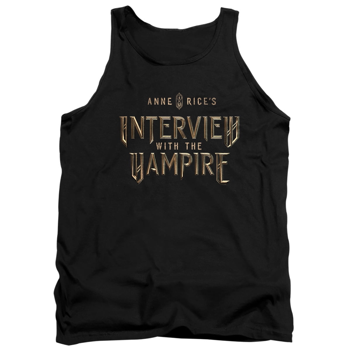Popfunk Interview with The Vampire Gold Logo Unisex Adult Tank Top ...