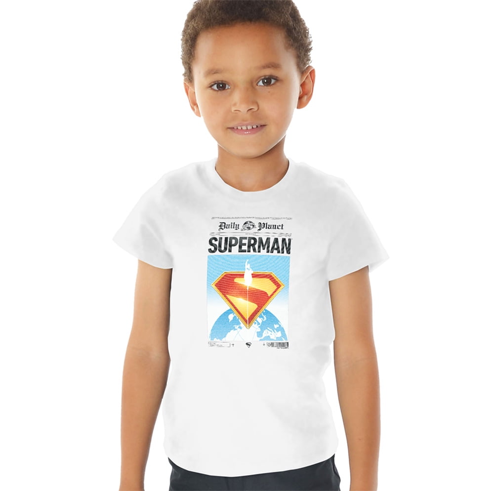 Popfunk Superman (2025) Daily Planet Front Page Kids T Shirt (4) for ...