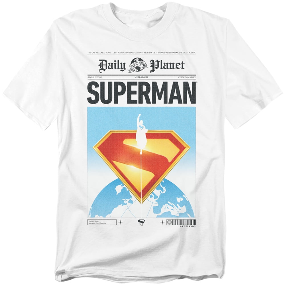 Popfunk Superman (2025) Daily Planet Front Page Unisex Adult T Shirt ...