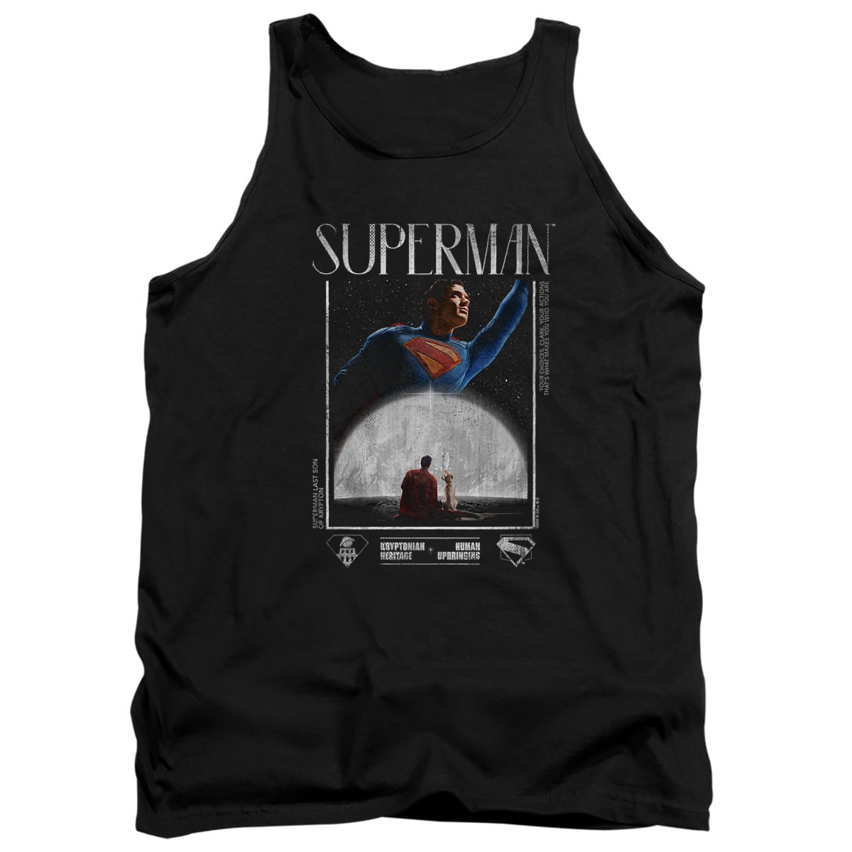 Popfunk Superman (2025) Movie Poster Unisex Adult Tank Top, Black, Large - Walmart.com