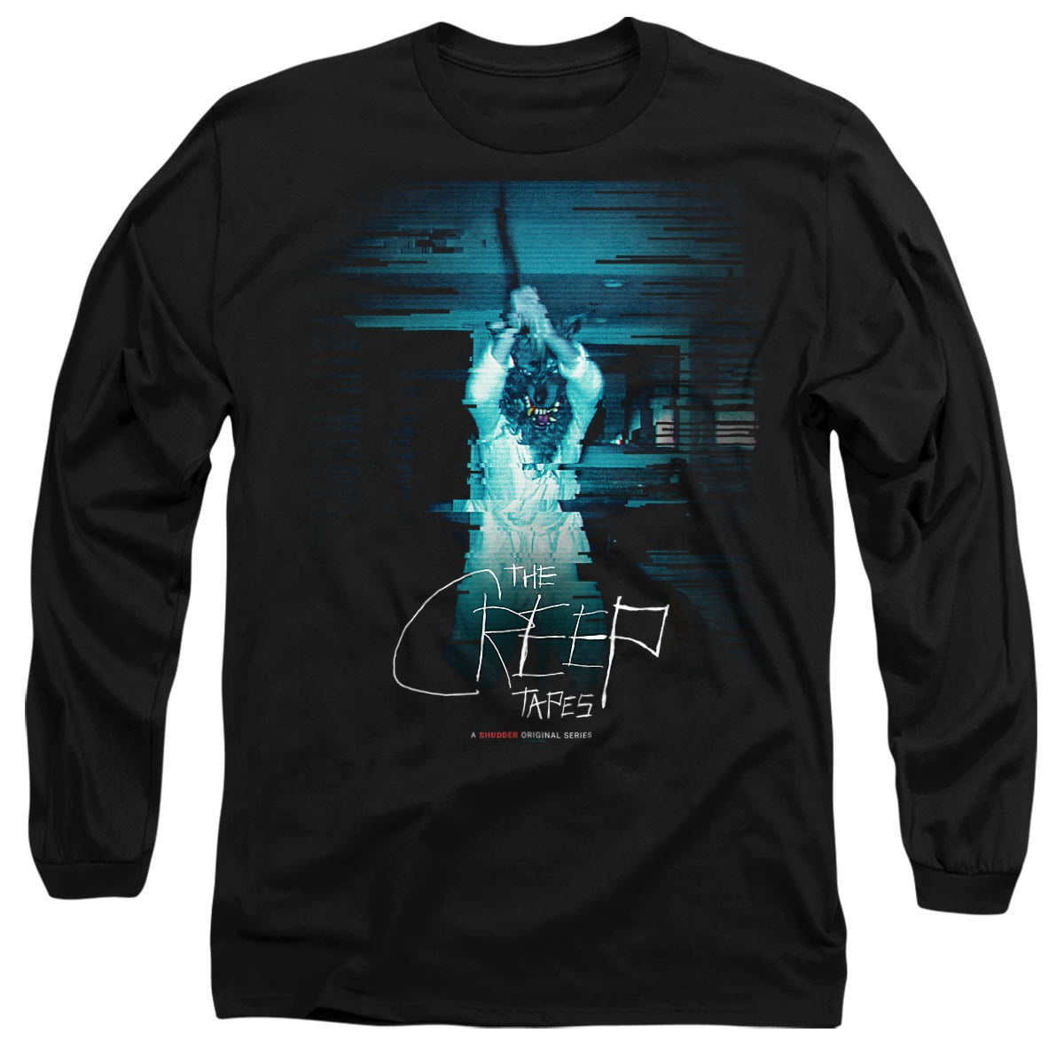 Popfunk The Creep Tapes Key Art Unisex Adult Long-Sleeve T Shirt, Black ...
