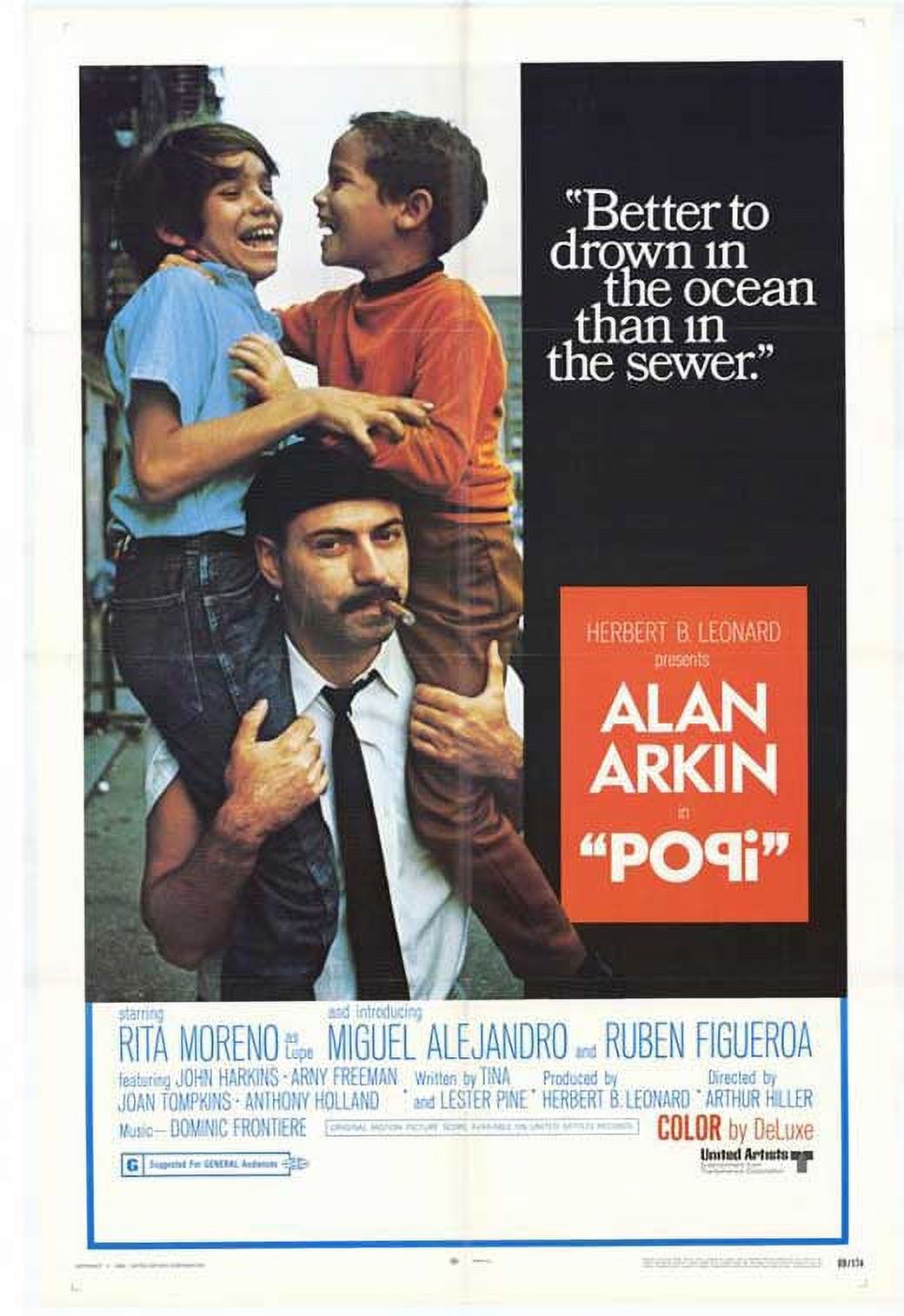 Popi - movie POSTER (Style B) (11" x 17") (1969) - Walmart.com