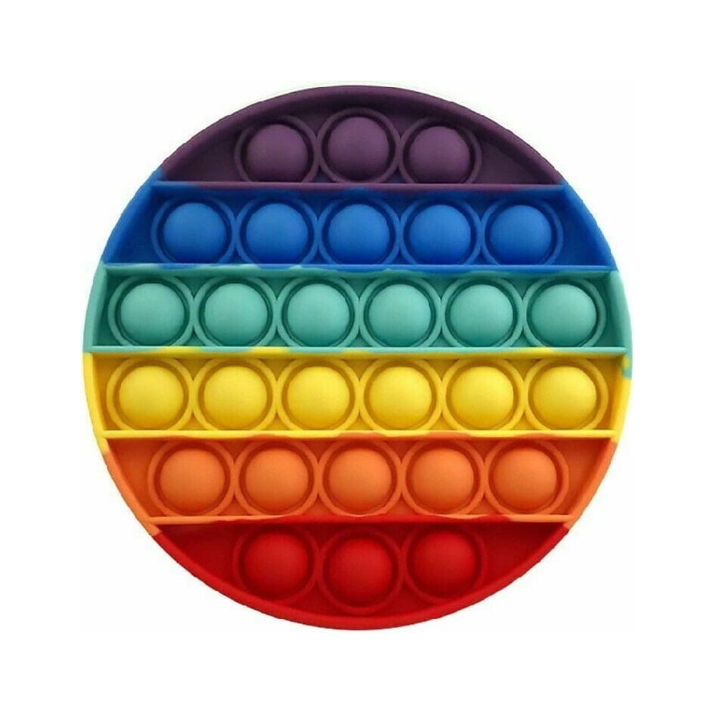 Popit Fidget Toy Push Bubble Sensory Stress Relief Kids Family Games ...