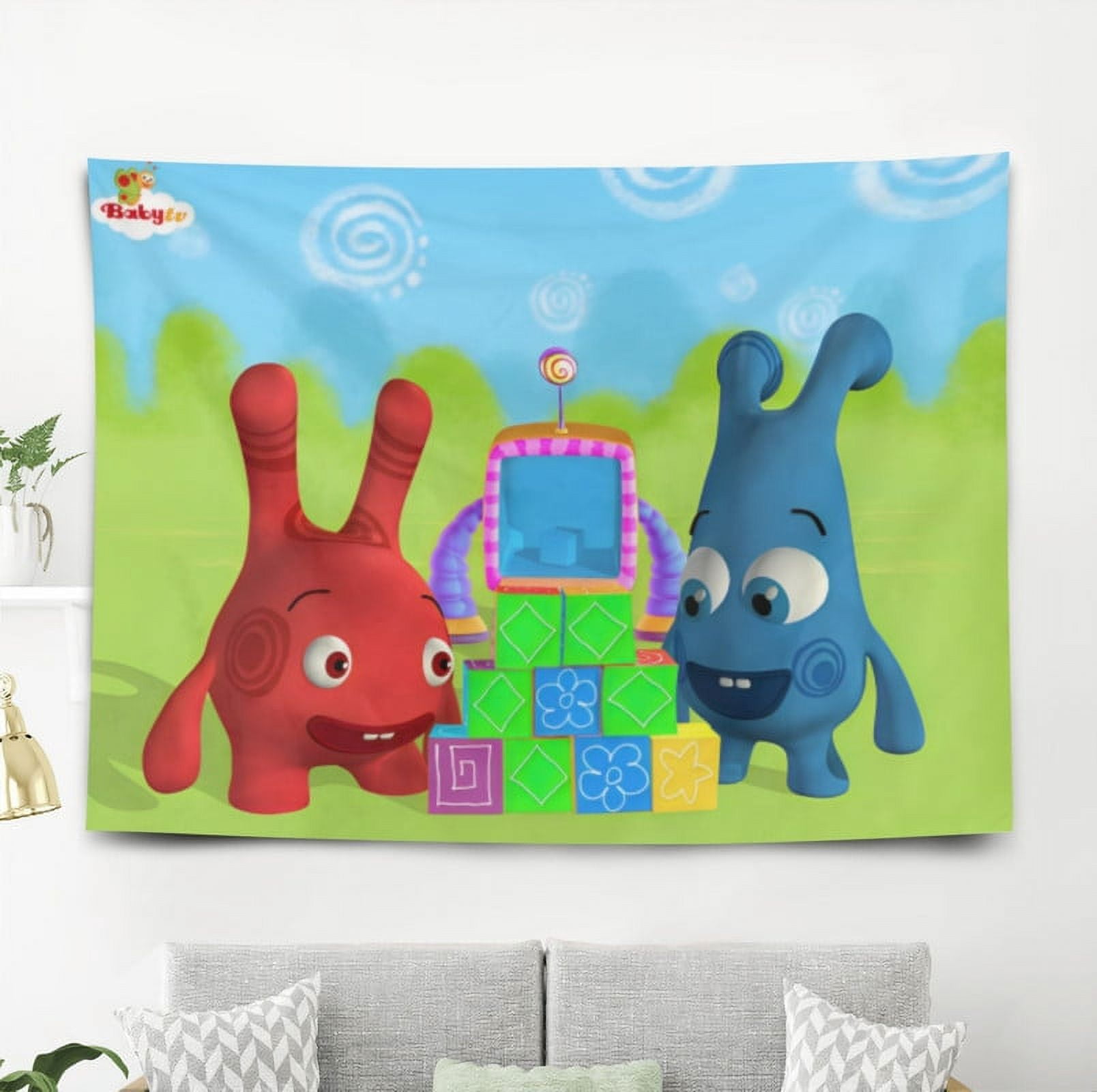 Popiz baby tv Tapestry Gift Wall Hanging Backdrop for Room Bedroom ...