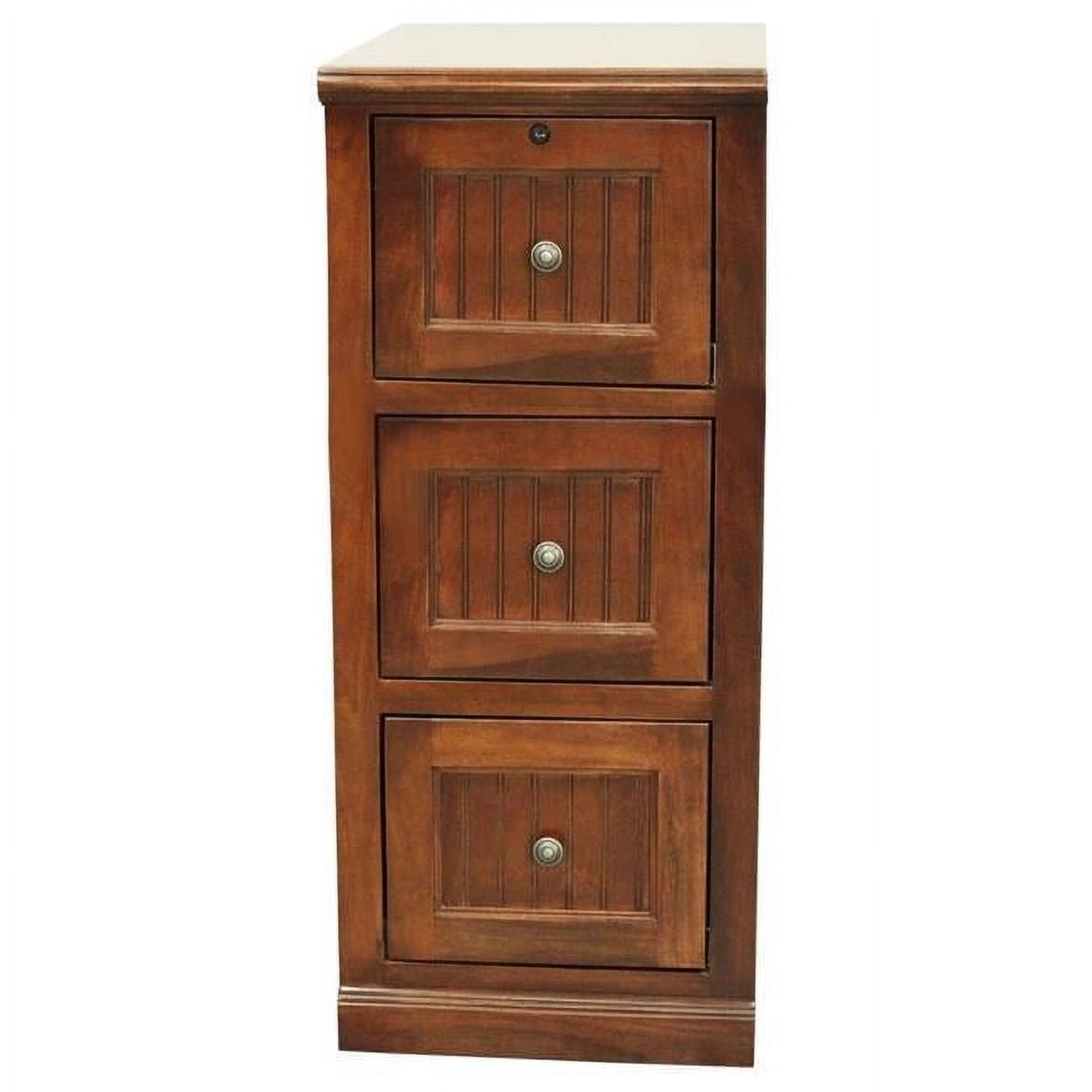 Poplar 3 Drawer File Cabinet, Concord Cherry - Walmart.com