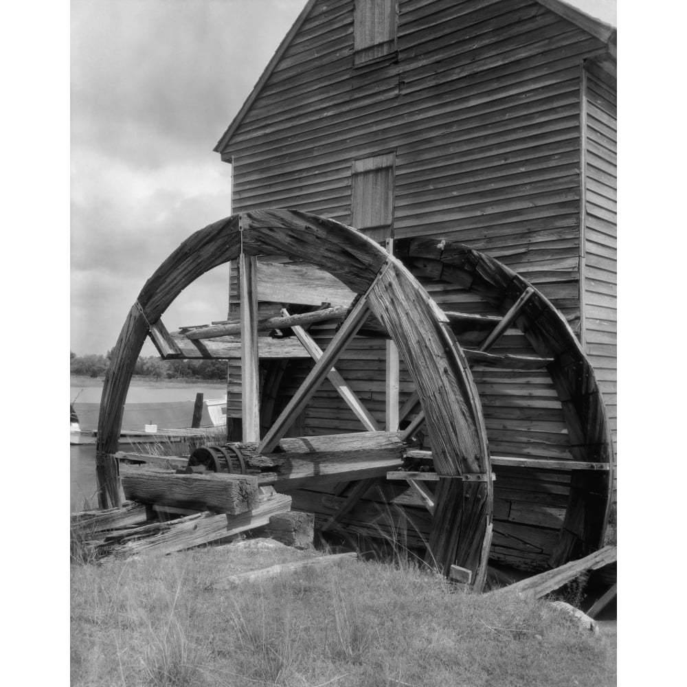 Poplar Grove Tide Mill Was Driven By Tidal Rise And Fall. This Type Of ...