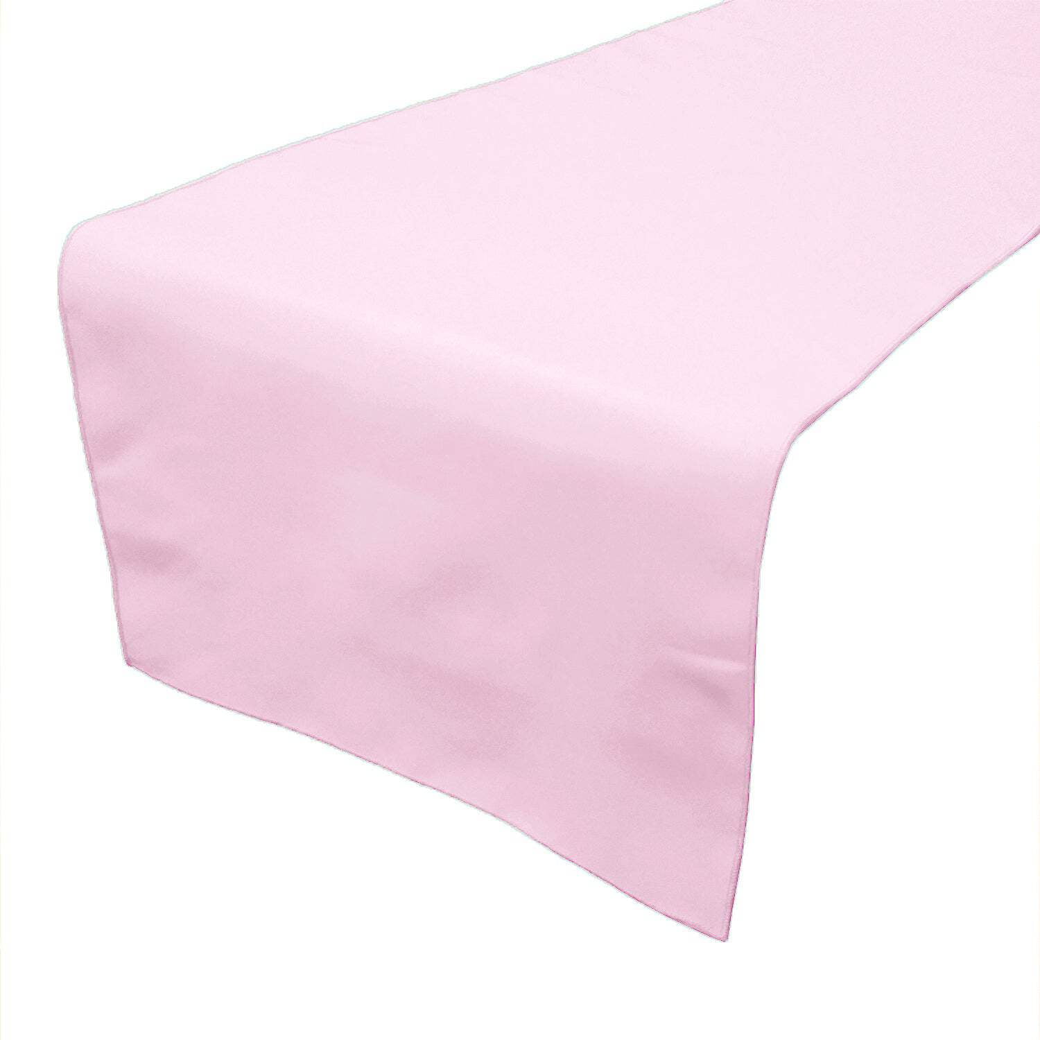 Poplin Table Runner Solid Baby Pink - Walmart.com