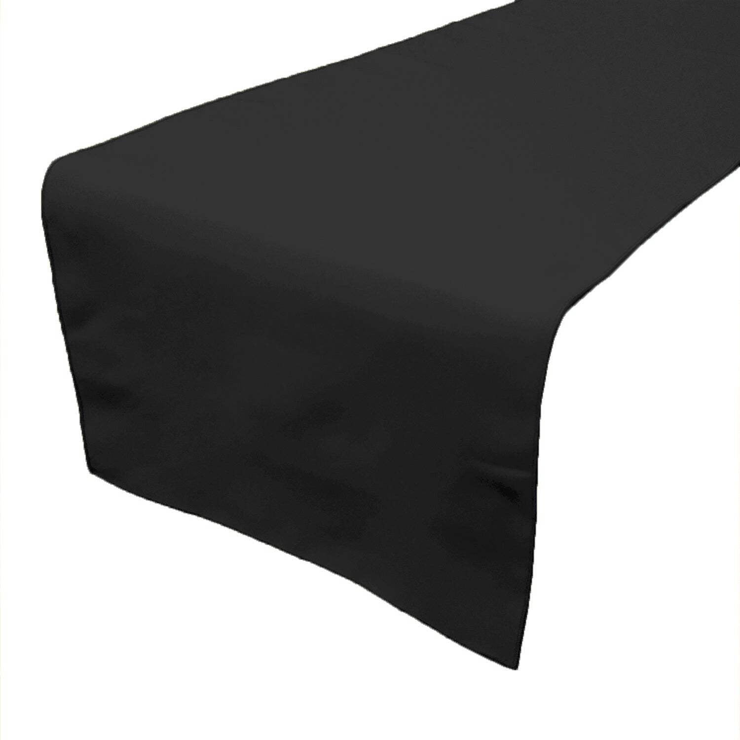 Poplin Table Runner Solid Charcoal Grey - Walmart.com