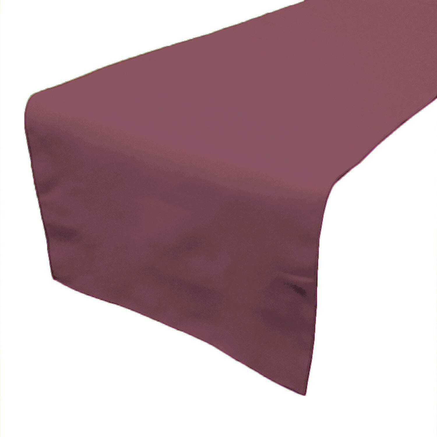 Poplin Table Runner Solid Dusty Rose - Walmart.com
